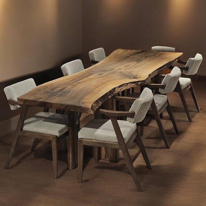 Natural Wood Table - Etsy