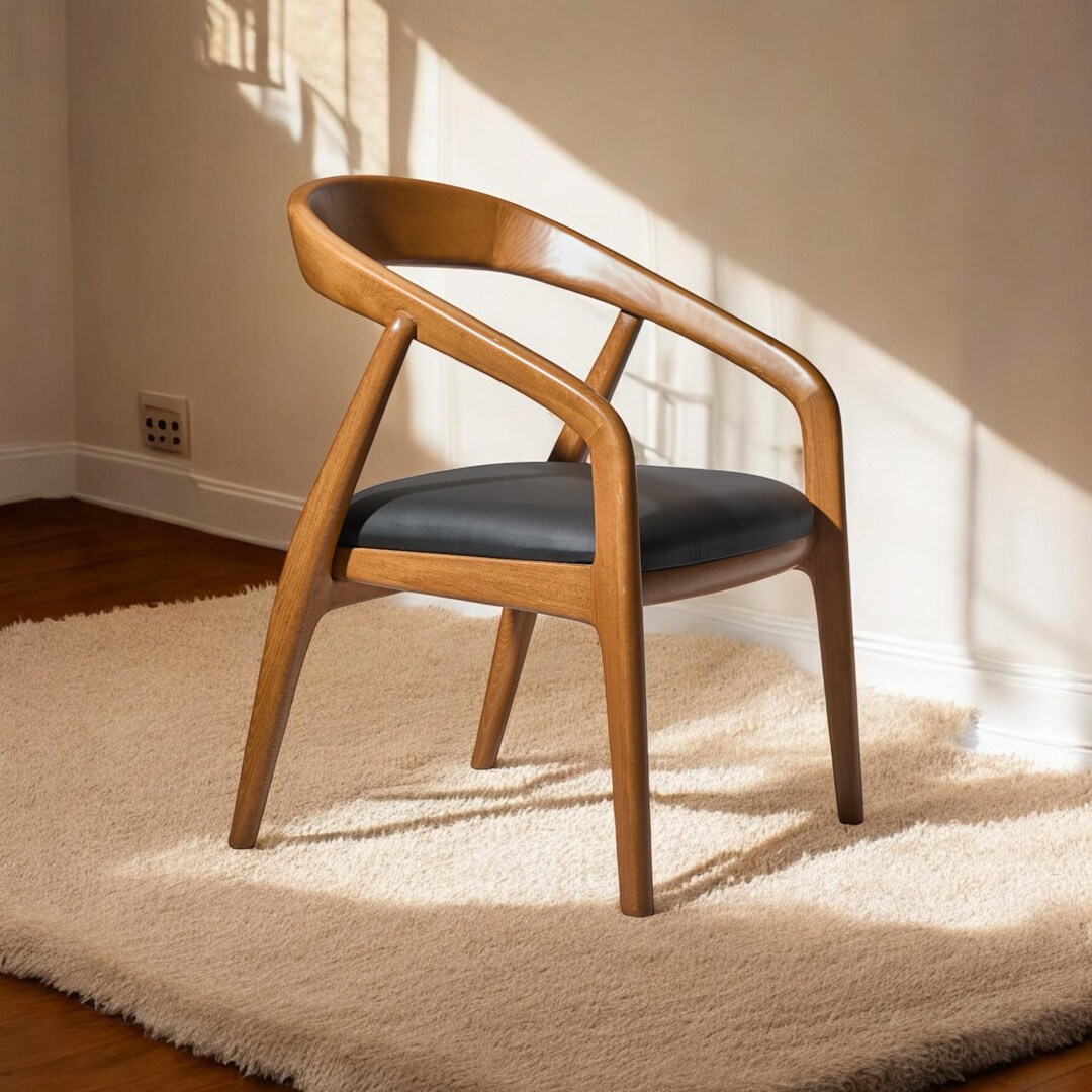 Wood Chair, Solid Wood Chair, Wooden Chair, Modern Chair, Rustic Chair ...