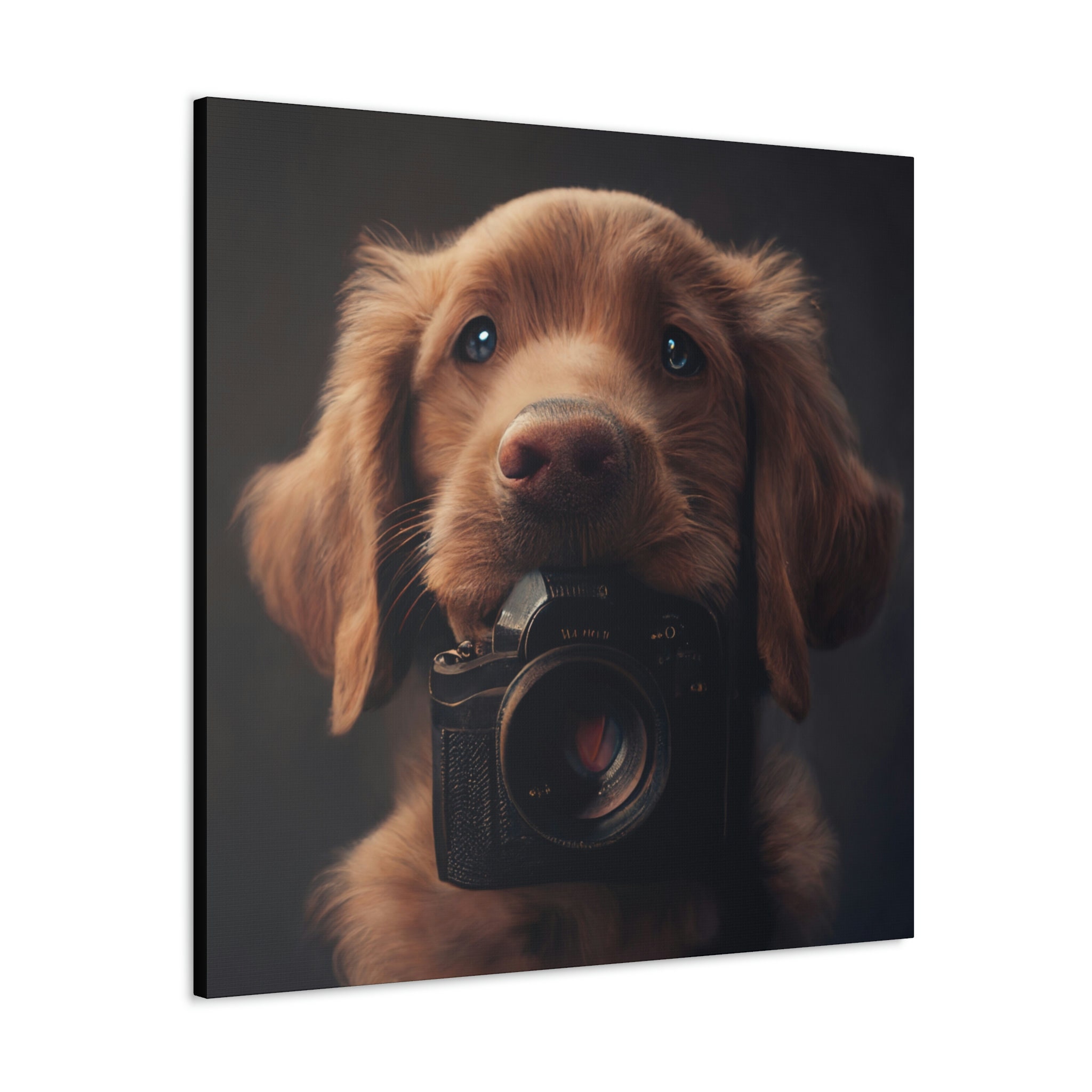 Cute Puppy Wall Art Canvas Dog Wall Decor Abstract Animal - Etsy