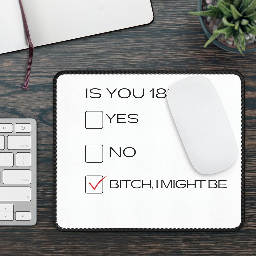 18th Birthday Gift ,gaming Mouse Pad, Funny 18th Birthday Gift ...