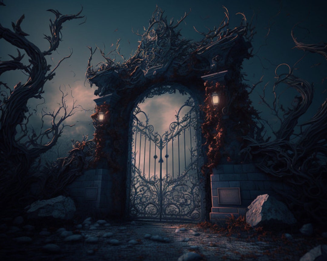 The Gate Digital Art DOWNLOAD - Etsy