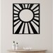 Sunshine Metal Wall Art, Sunburst Metal Sign, Sunlight Wall Decor ...