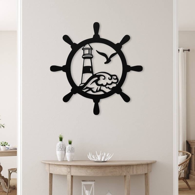 Ship Wheel Wall Decor - Etsy