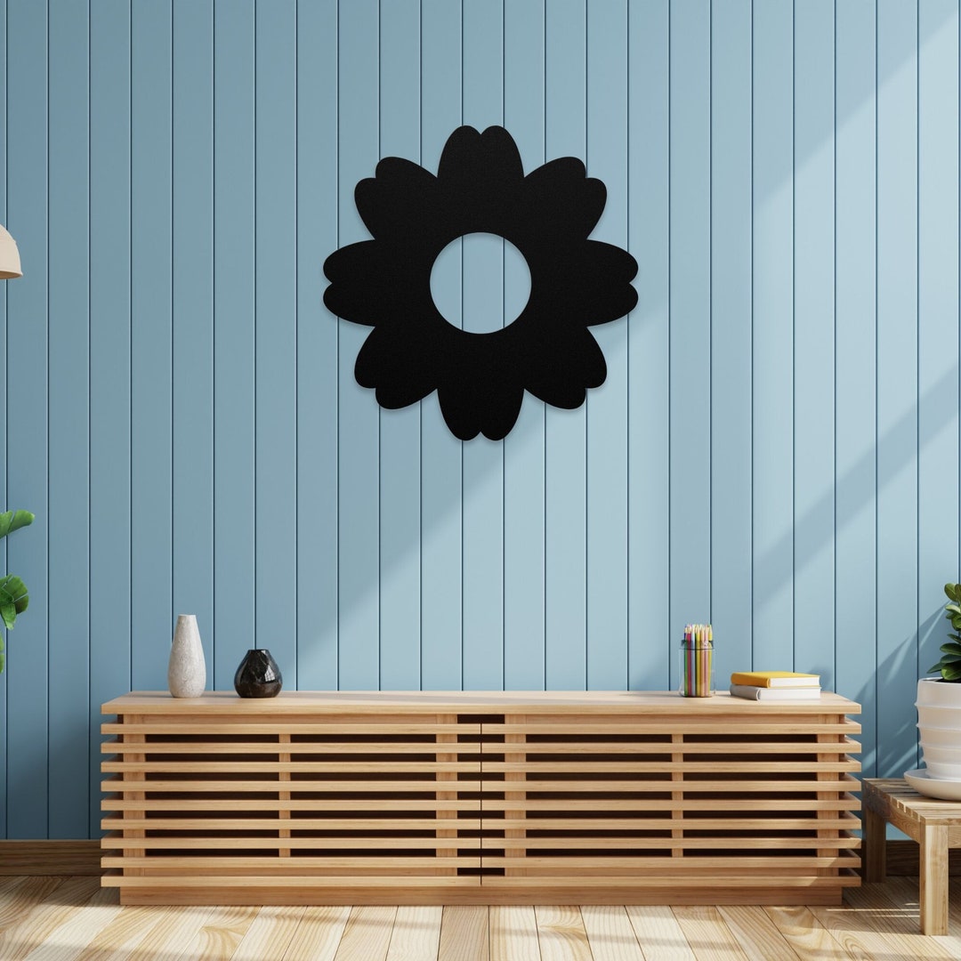 Metal Daisy Wall Art, Spring Metal Wall Art, Daisy Wall Hanging, Metal ...