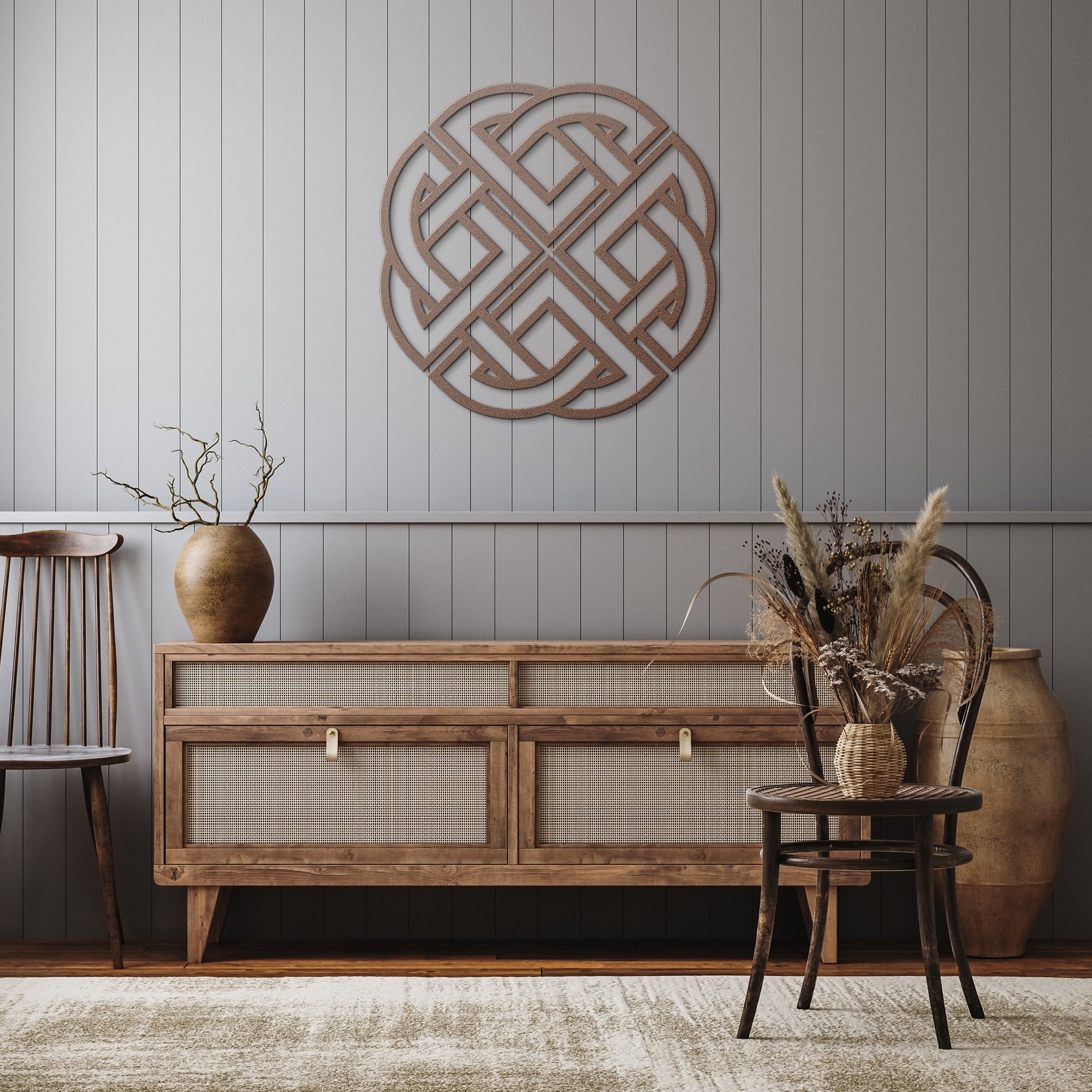 Endless Knot Wall Art, Celtic Metal Sign, Celtic Knot Wall Decor ...