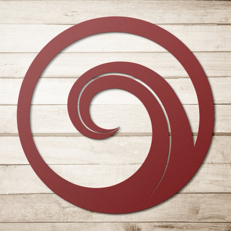 Koru Spiral Maori Art, Swirled Metal Wall Art, Maori Wall Art, Spiral ...