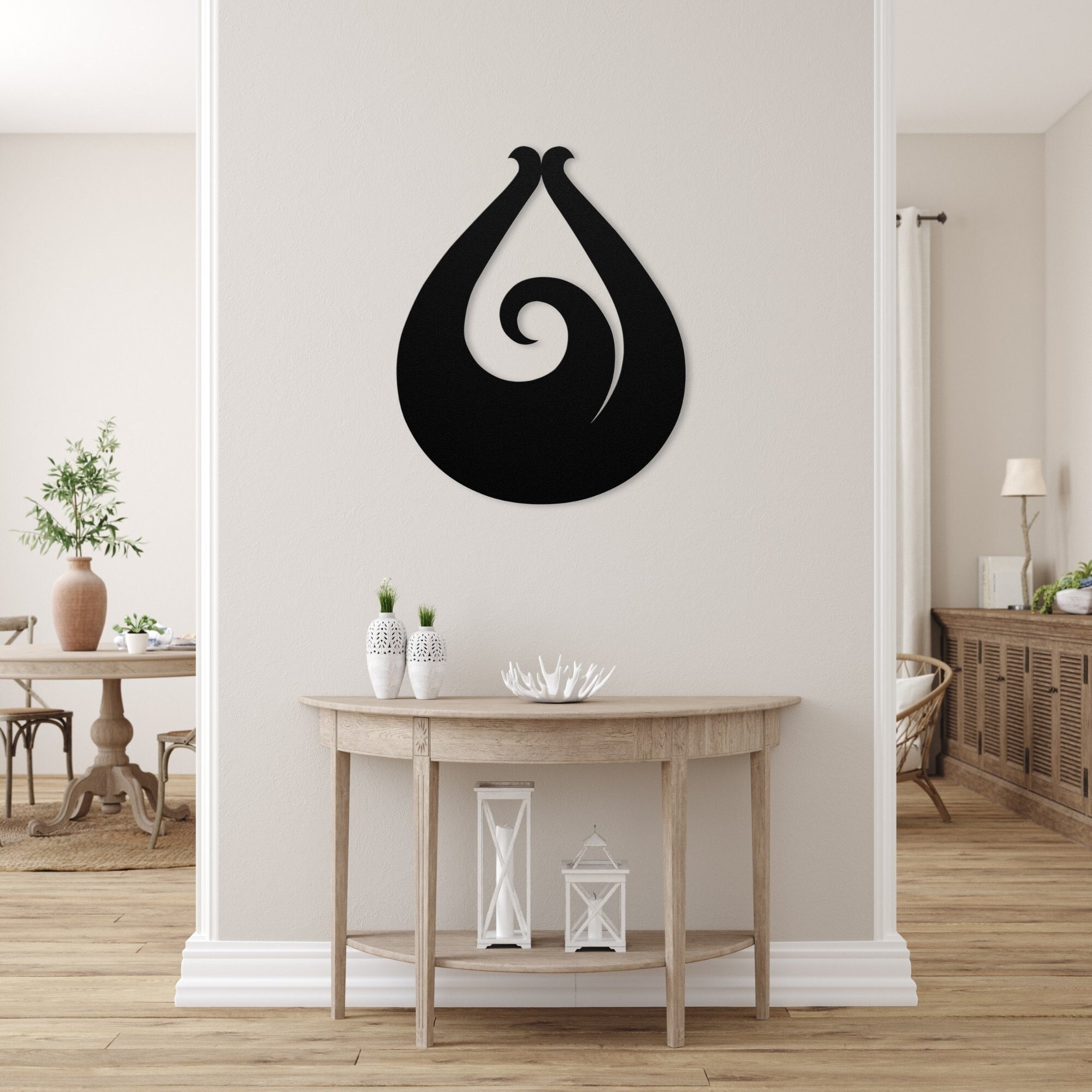 Koru Spiral Maori Art, East Polynesia Tribal Art, New Zealand Art ...