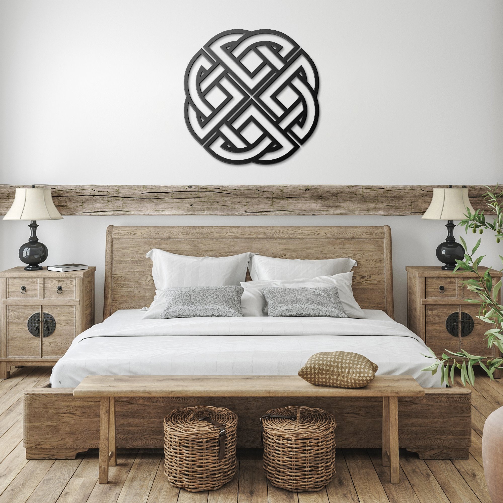 Endless Knot Wall Art, Celtic Metal Sign, Celtic Knot Wall Decor ...