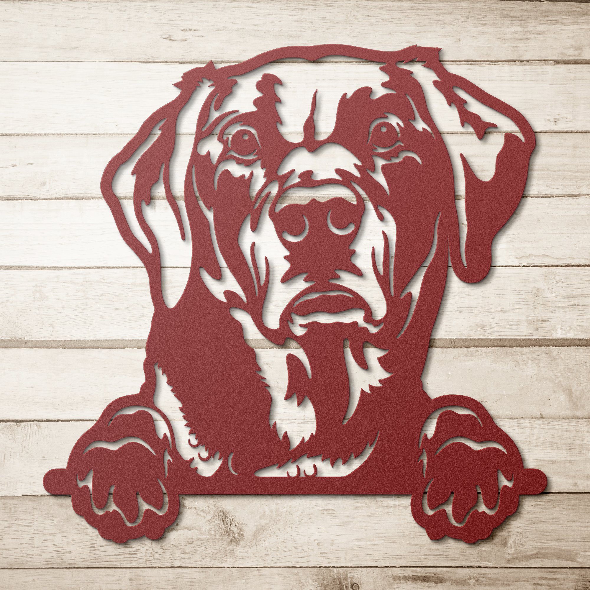 Labrador Retriever Metal Wall Art, Labrador Metal Sign, Peeking Dog ...