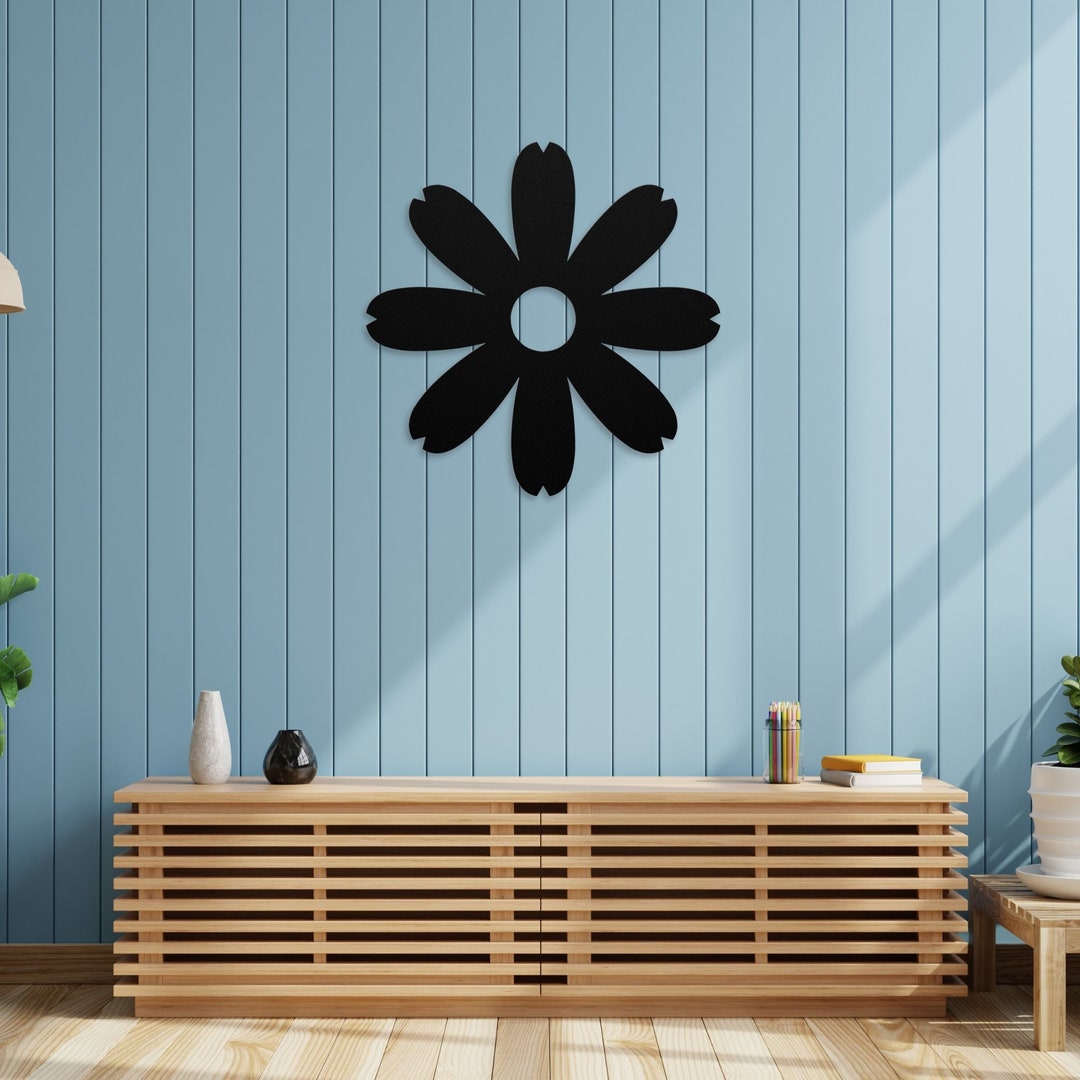 Metal Daisy Wall Art, Spring Metal Wall Art, Daisy Wall Hanging, Metal ...