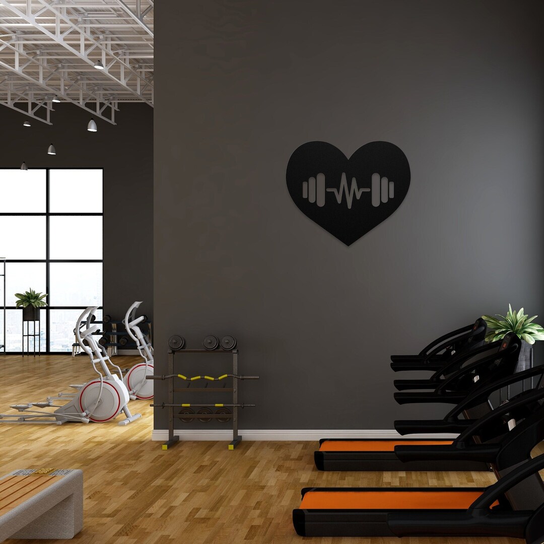 Cross Fit Sign, Gym Metal Wall Art, Gym Metal Sign, Gym Sign Metal ...