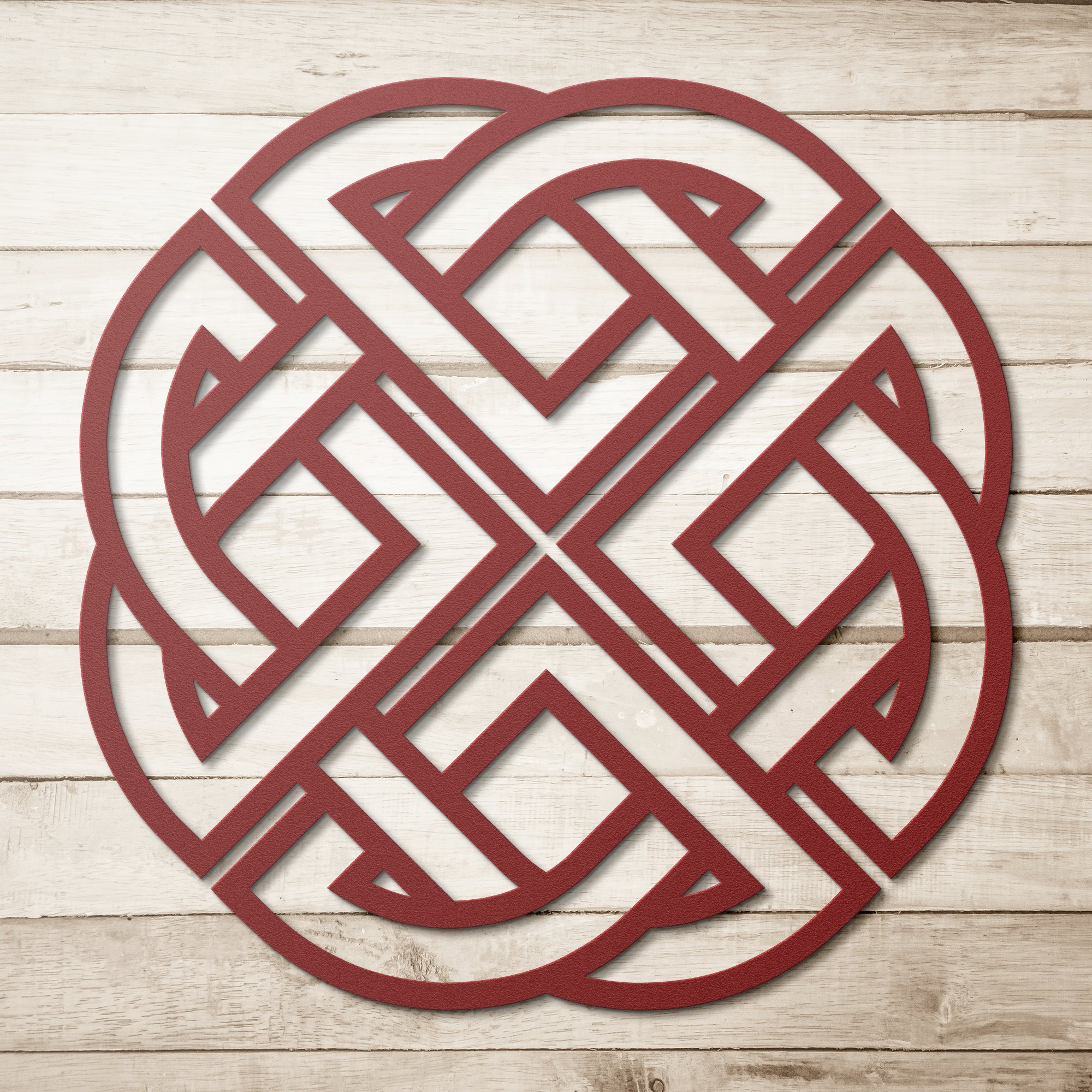 Endless Knot Wall Art, Celtic Metal Sign, Celtic Knot Wall Decor ...