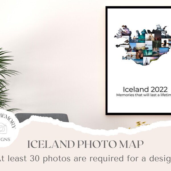 Iceland Photo Collage - Etsy