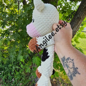 Crochet Cow Snuggie Lovey Pattern - Etsy