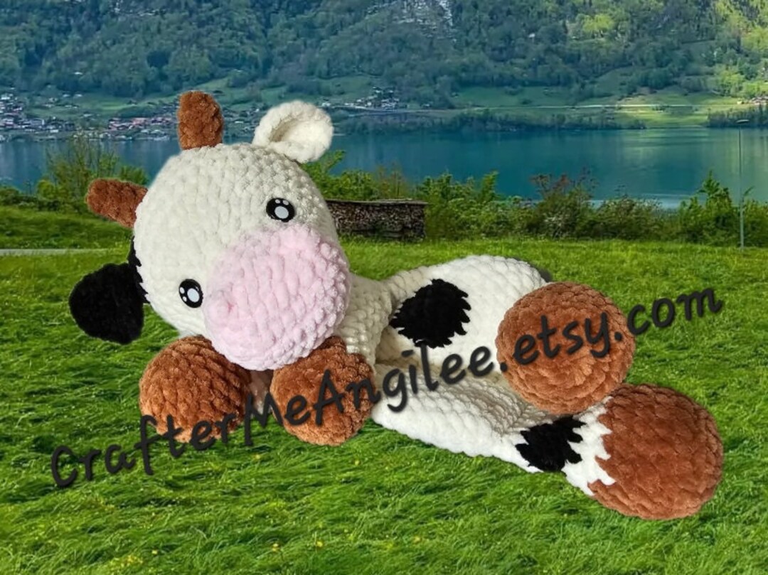 Crochet Cow Snuggie Lovey Pattern - Etsy
