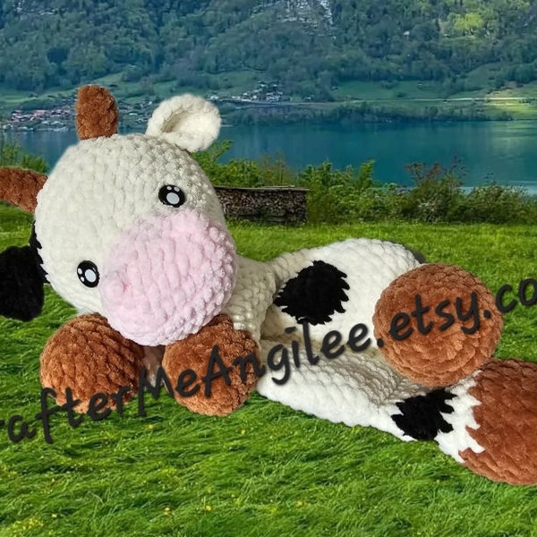 Highland Cow Snuggie Crochet Pattern - Etsy
