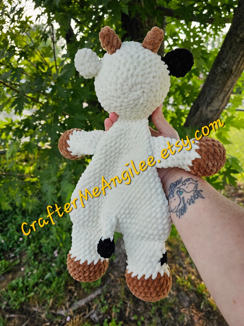 Crochet Cow Snuggie Lovey Pattern - Etsy Australia