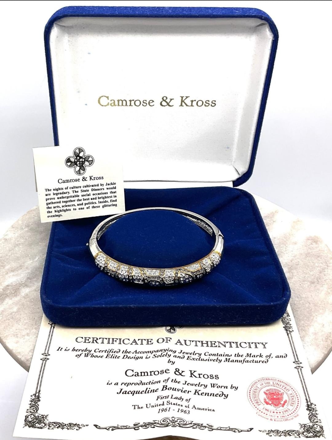 First Lady Jacqueline Kennedy Replica Jewelry by Camrose and Kross ...
