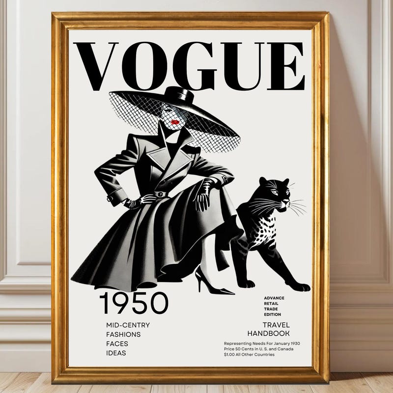 Vogue Print - Etsy