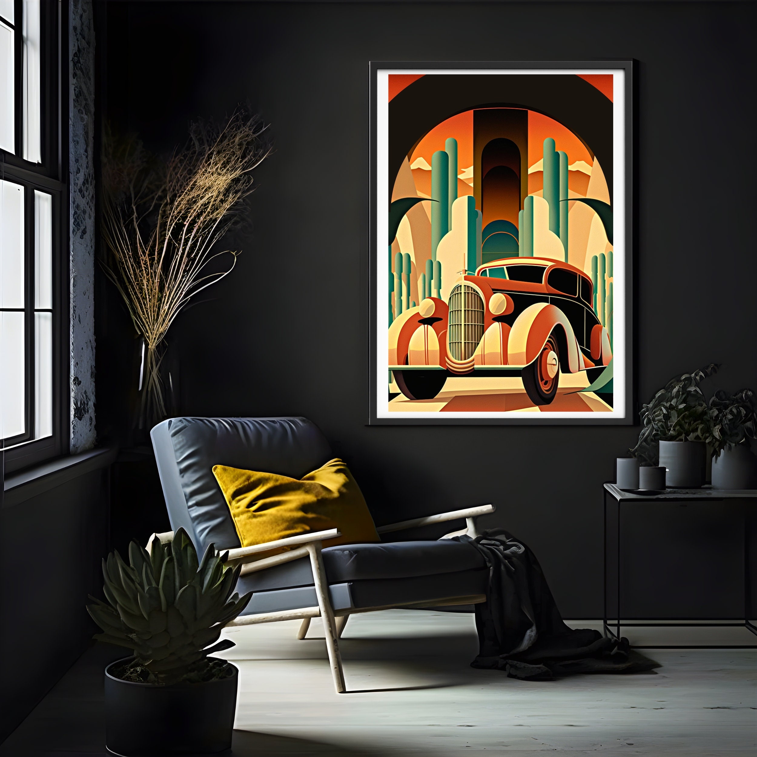 Art Deco Prints Wall Decor Vintage Art Print Art Deco - Etsy