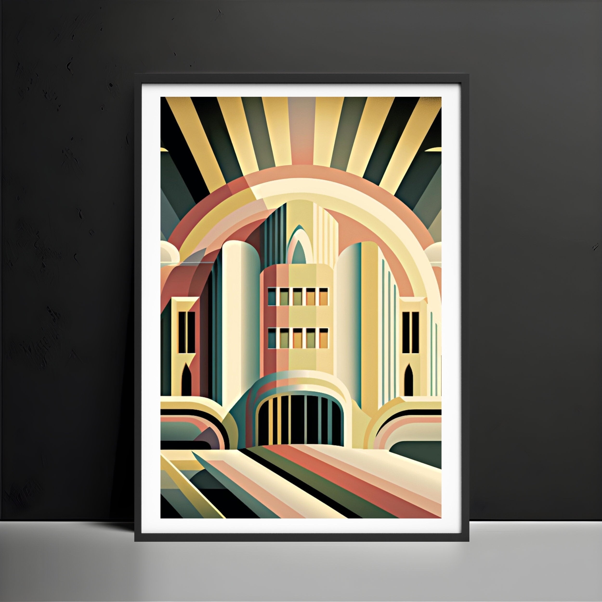 Art Deco Prints Wall Decor Vintage Art Print Art Deco - Etsy