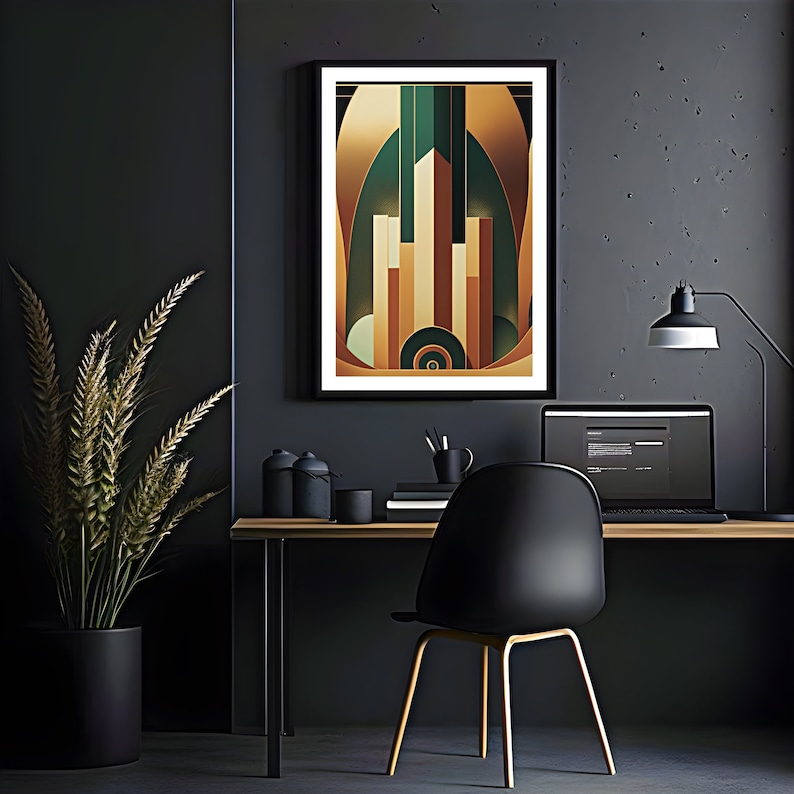 Art Deco Prints, Wall Decor, Vintage Art Print, Art Deco Poster, Art ...