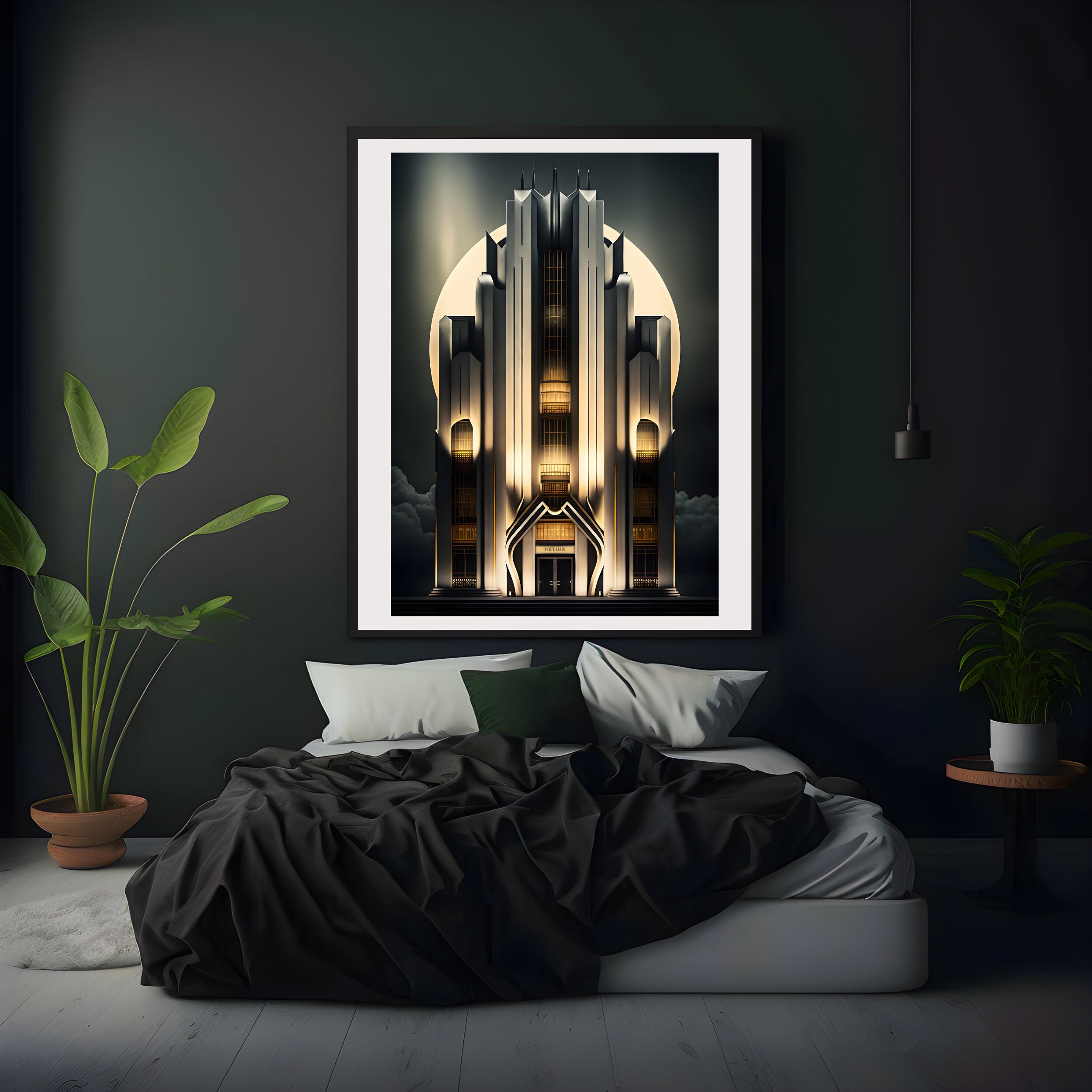 Art Deco Architecture Prints Wall Decor Poster Art Deco Wall - Etsy