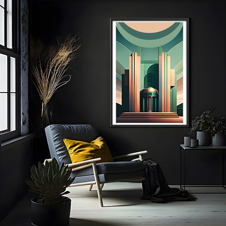 Art Deco Prints,wall Decor, Vintage Art Print,art Deco Poster, Art Deco ...