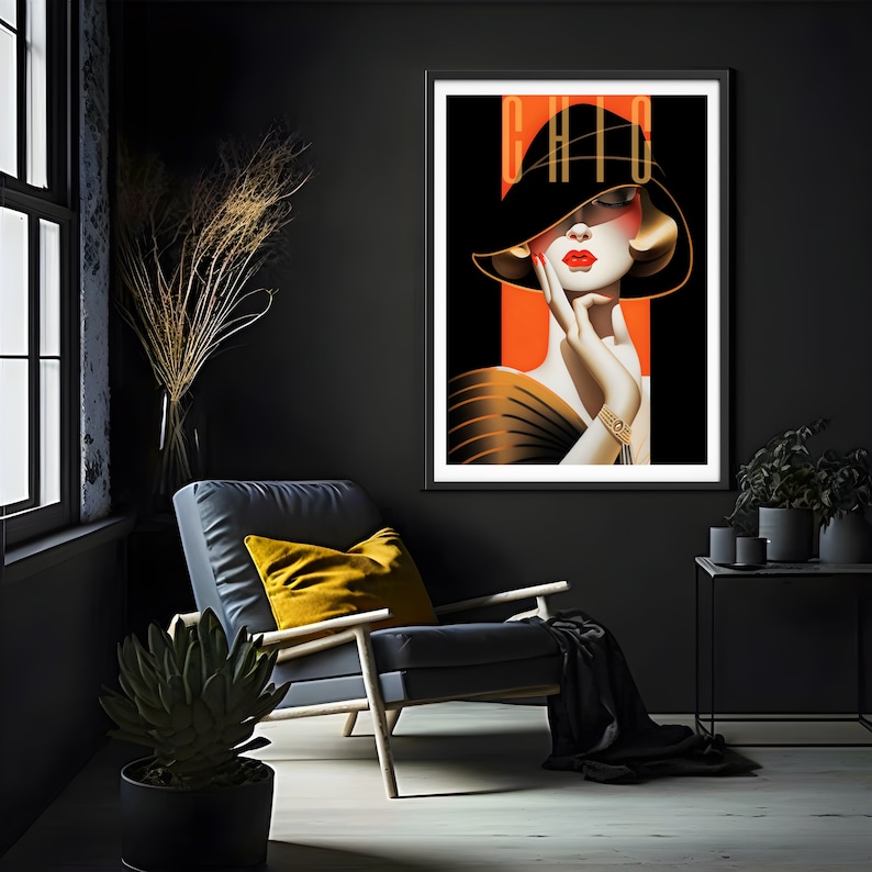 Art Deco Wall Art Prints Poster Jazz Age 1920s Wall Decor - Etsy