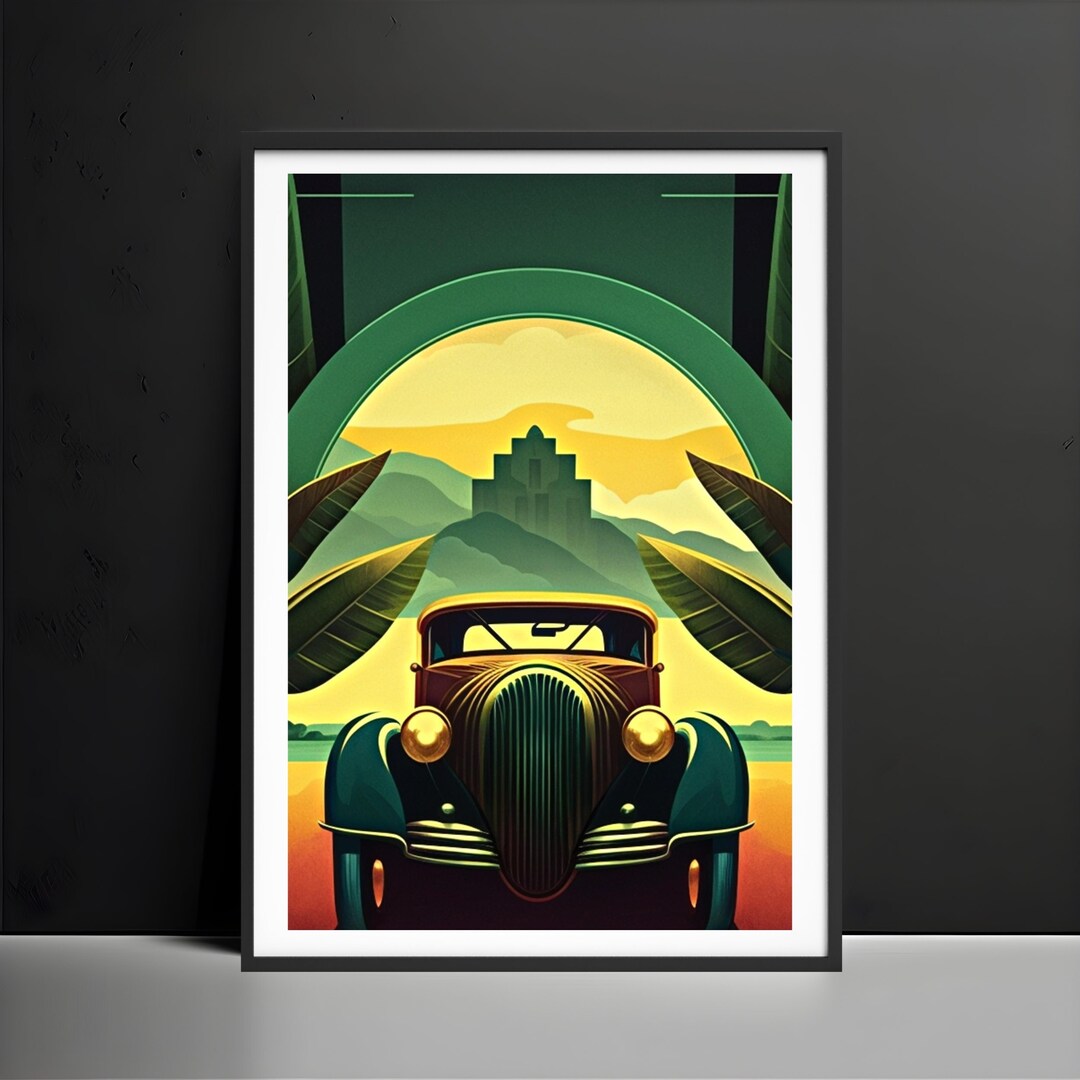 Art Deco Prints, Wall Decor,vintage Art Print, Art Deco Poster,vintage ...