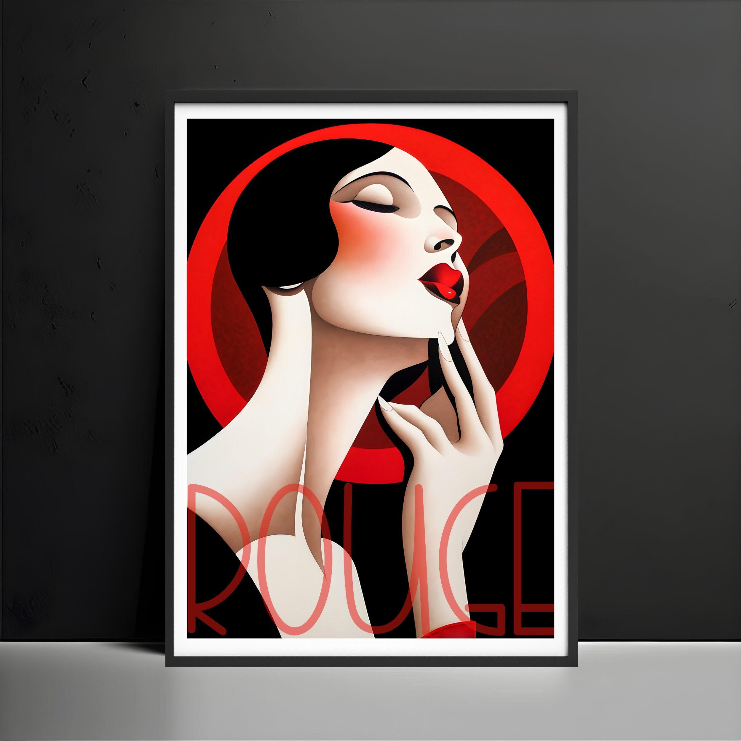 Art Deco Wall Art Prints Poster Jazz Age 1920s Wall Decor Fashion ...
