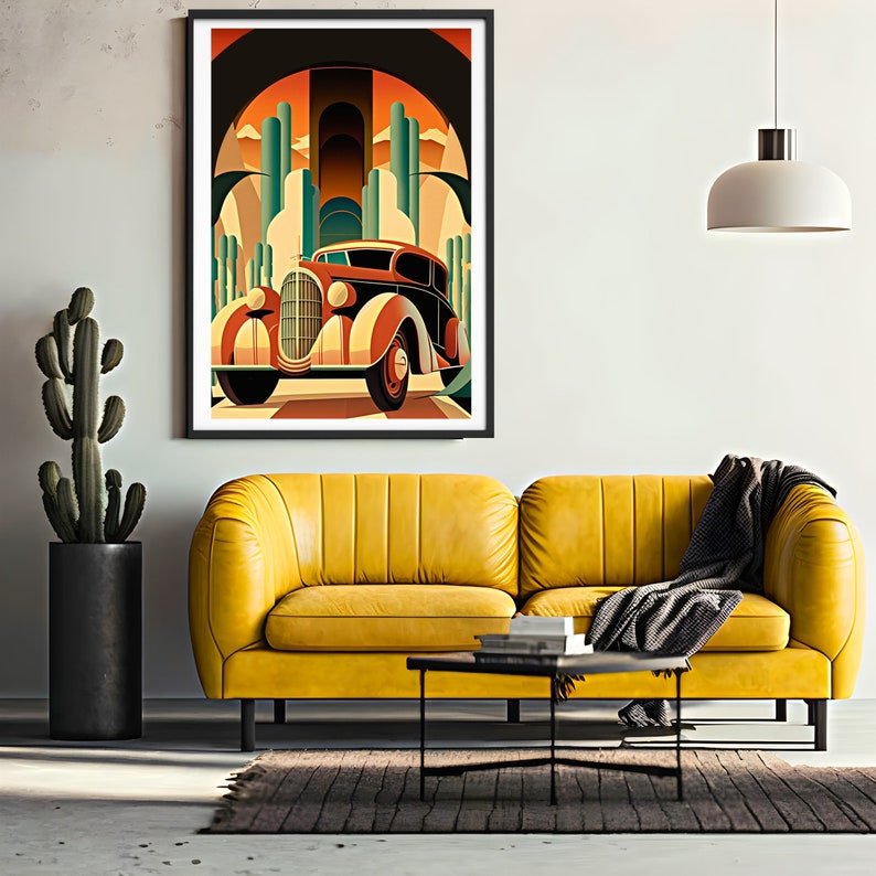 Art Deco Prints Wall Decor Vintage Art Print Art Deco - Etsy