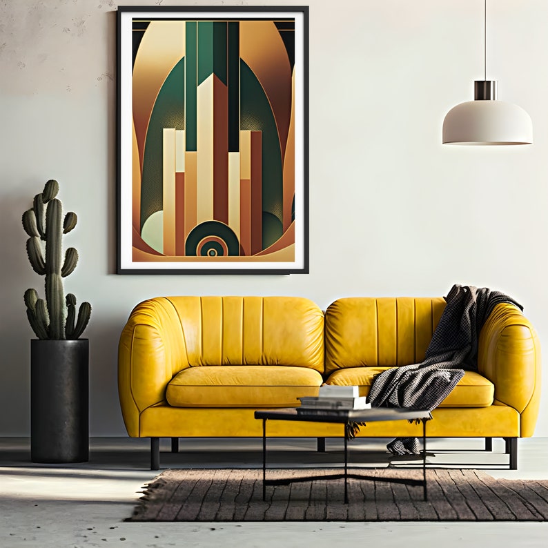 Art Deco Prints, Wall Decor, Vintage Art Print, Art Deco Poster, Art ...
