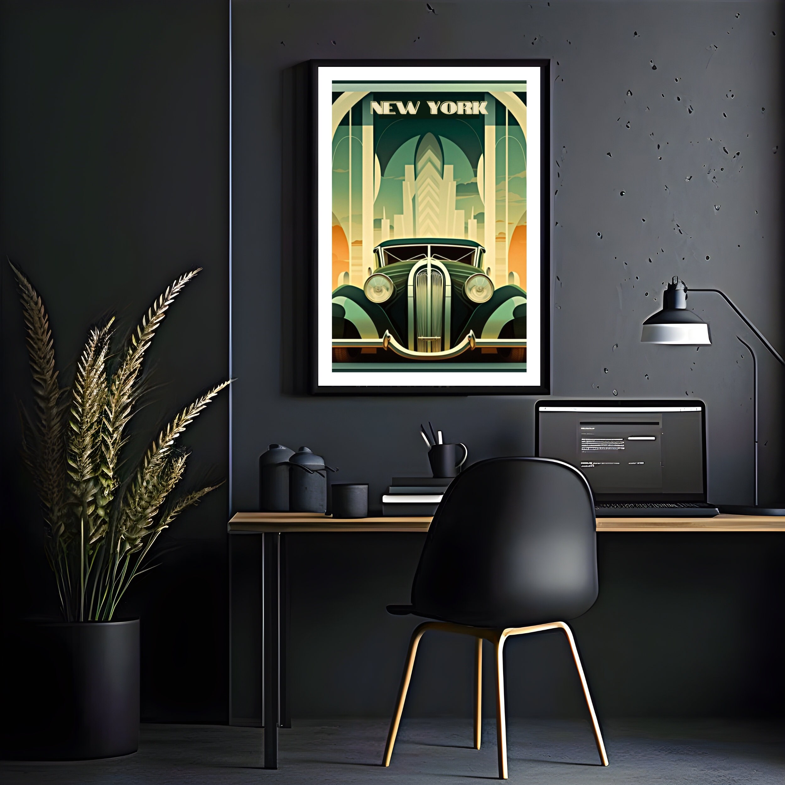 Art Deco Prints,wall Decor, Vintage Art Print,art Deco Poster, New York ...