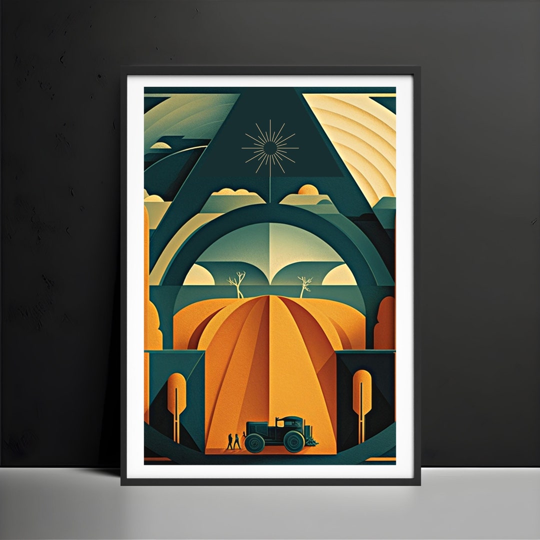 Art Deco Prints, Wall Decor, Vintage Art Print, Art Deco Poster, Art ...