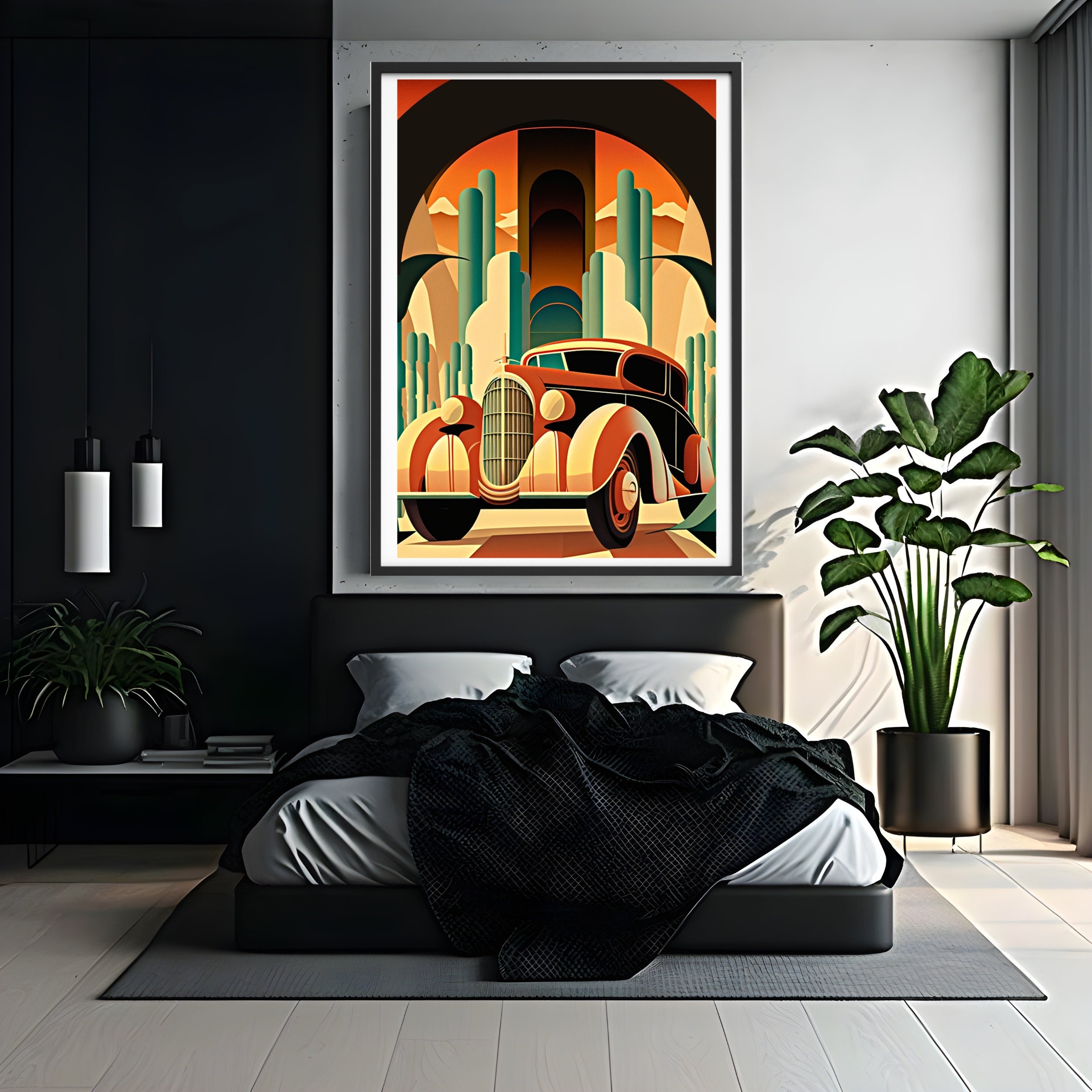 Art Deco Prints Wall Decor Vintage Art Print Art Deco - Etsy