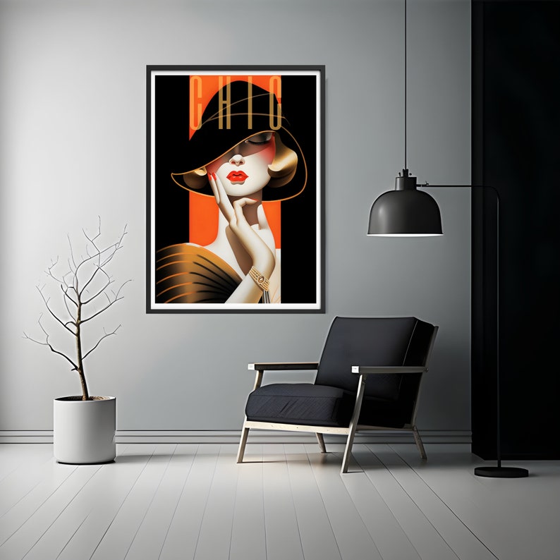 Art Deco Wall Art Prints Poster Jazz Age 1920s Wall Decor - Etsy