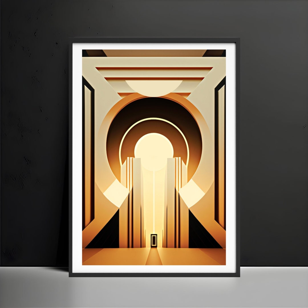 Art Deco Prints, Wall Decor, Vintage Art Print, Art Deco Poster, Art ...