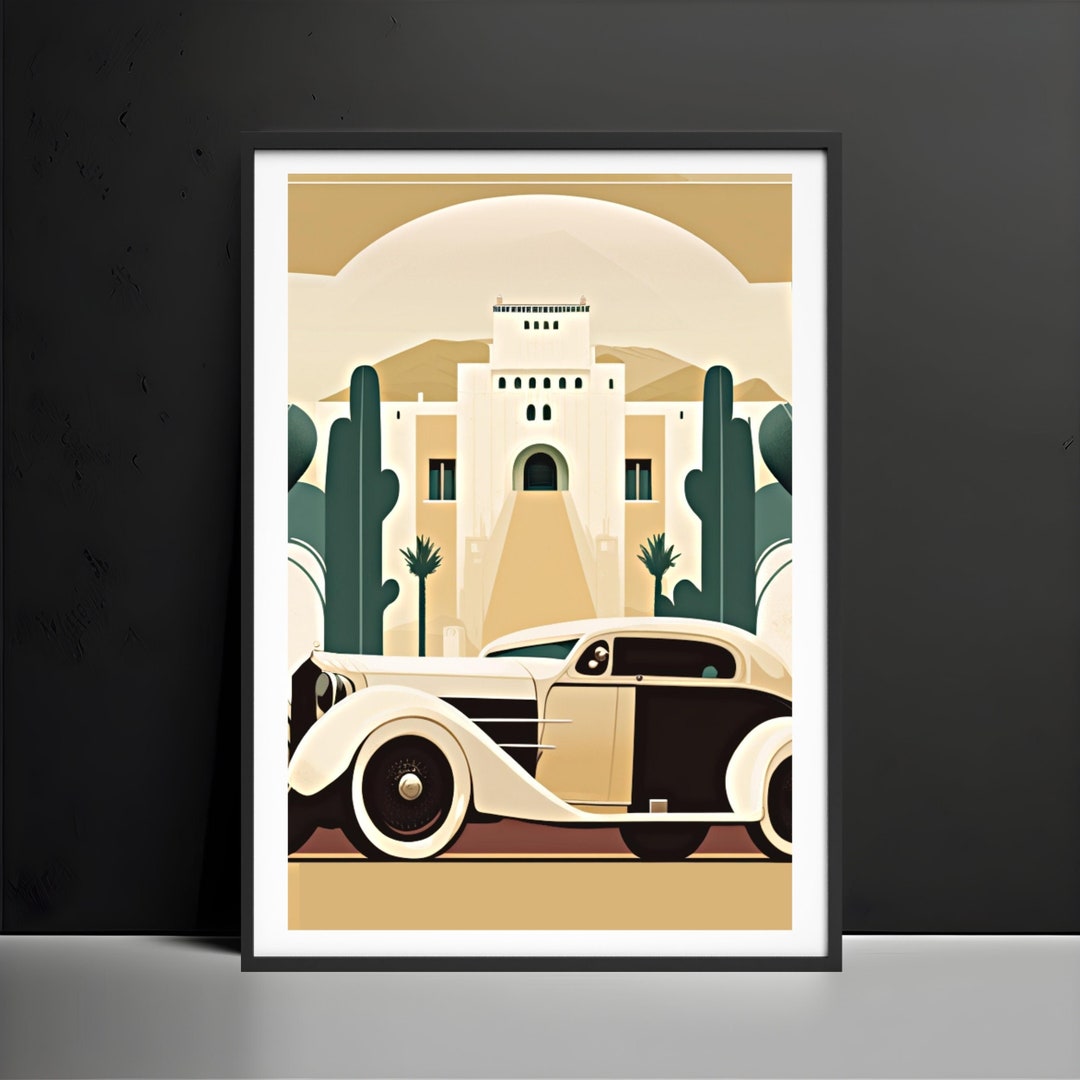 Art Deco Prints, Wall Decor, Vintage Art Print, Art Deco Poster, Art ...