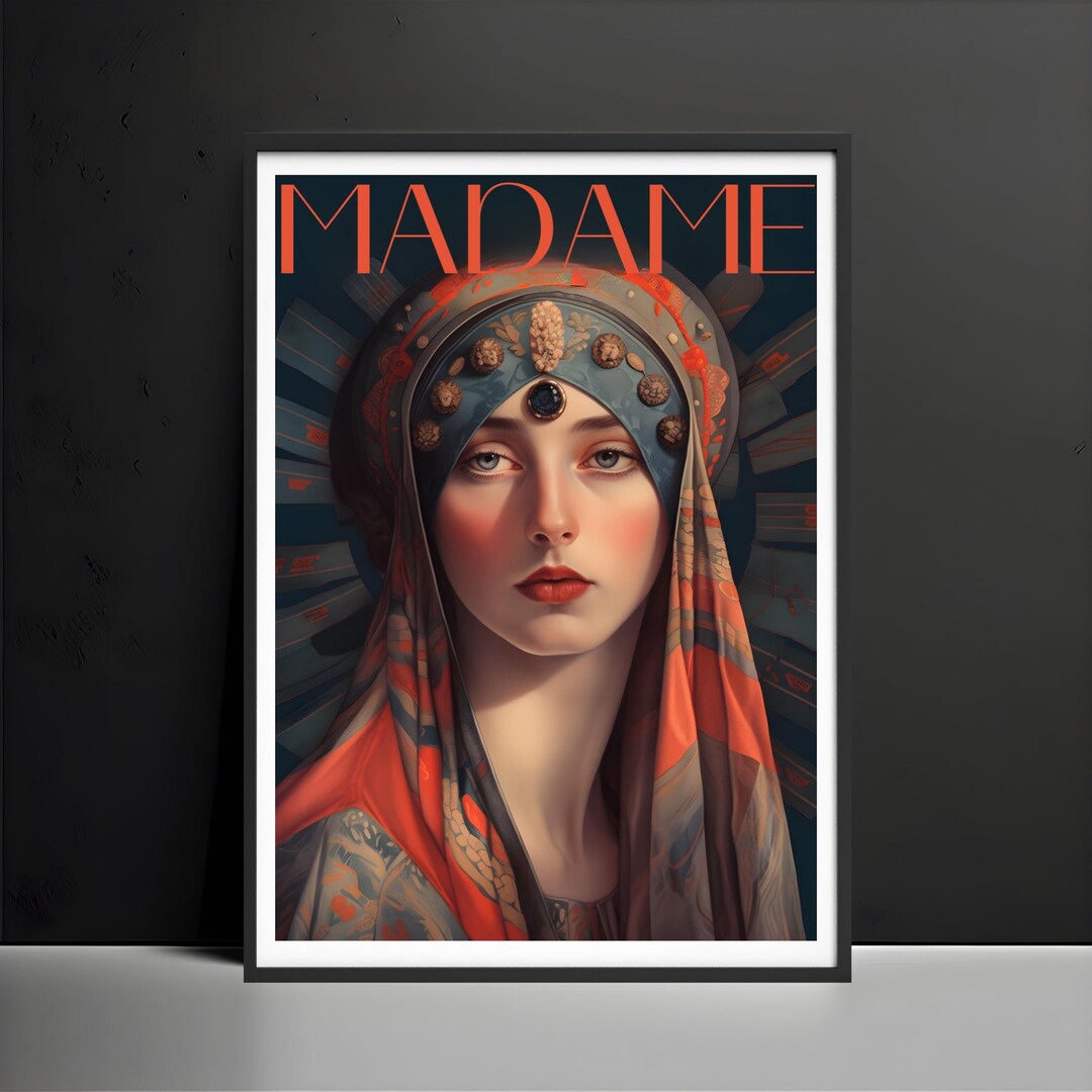 Art Deco Prints Madame Magazine1920s Postersvintage Postersvintage Prints Fashion Prints