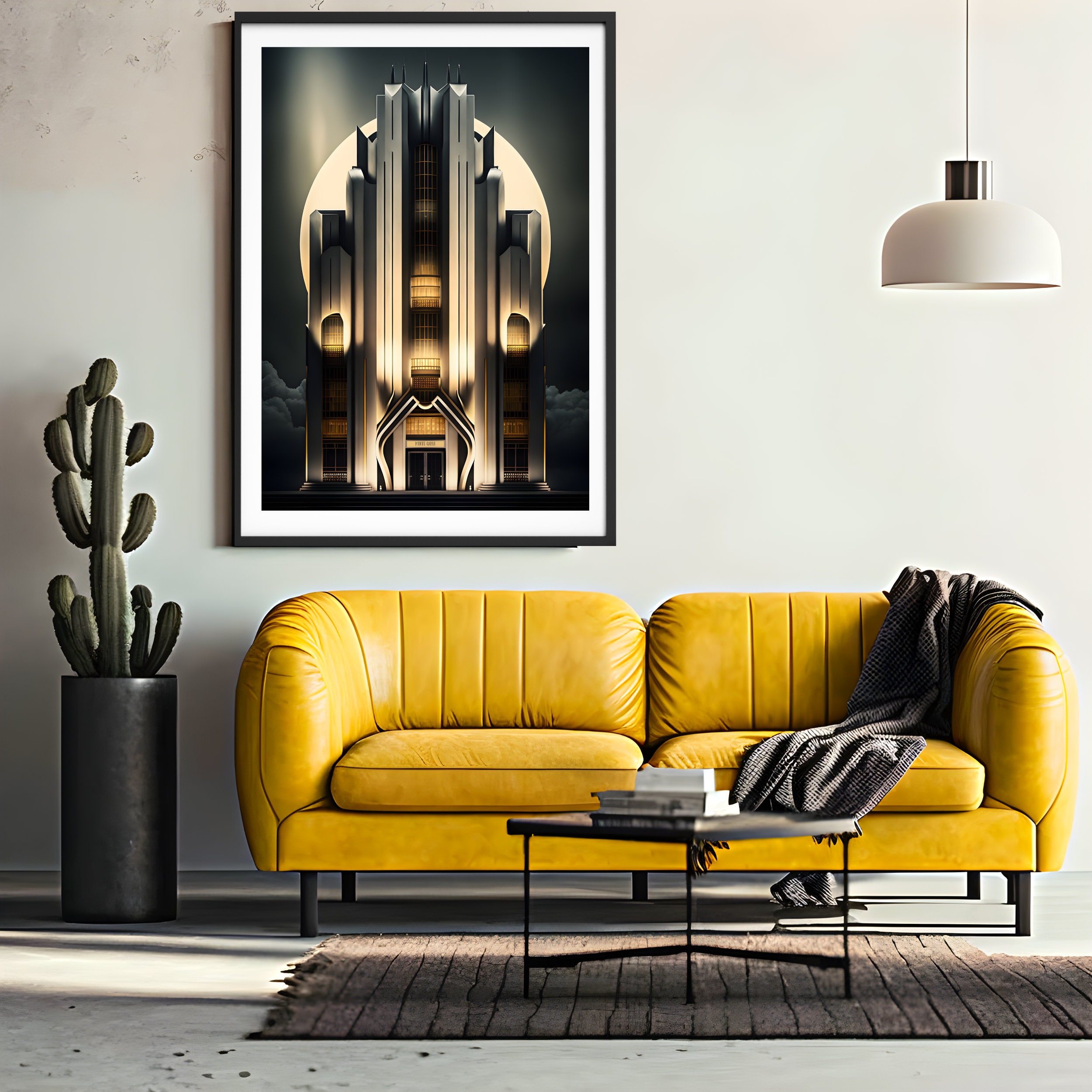Art Deco Architecture Prints Wall Decor Poster Art Deco Wall - Etsy