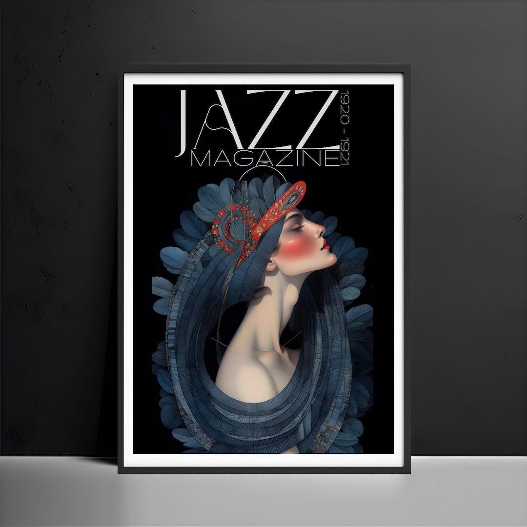 Art Deco Prints,jazz Age Magazine,1920s Posters,vintage Posters,vintage ...