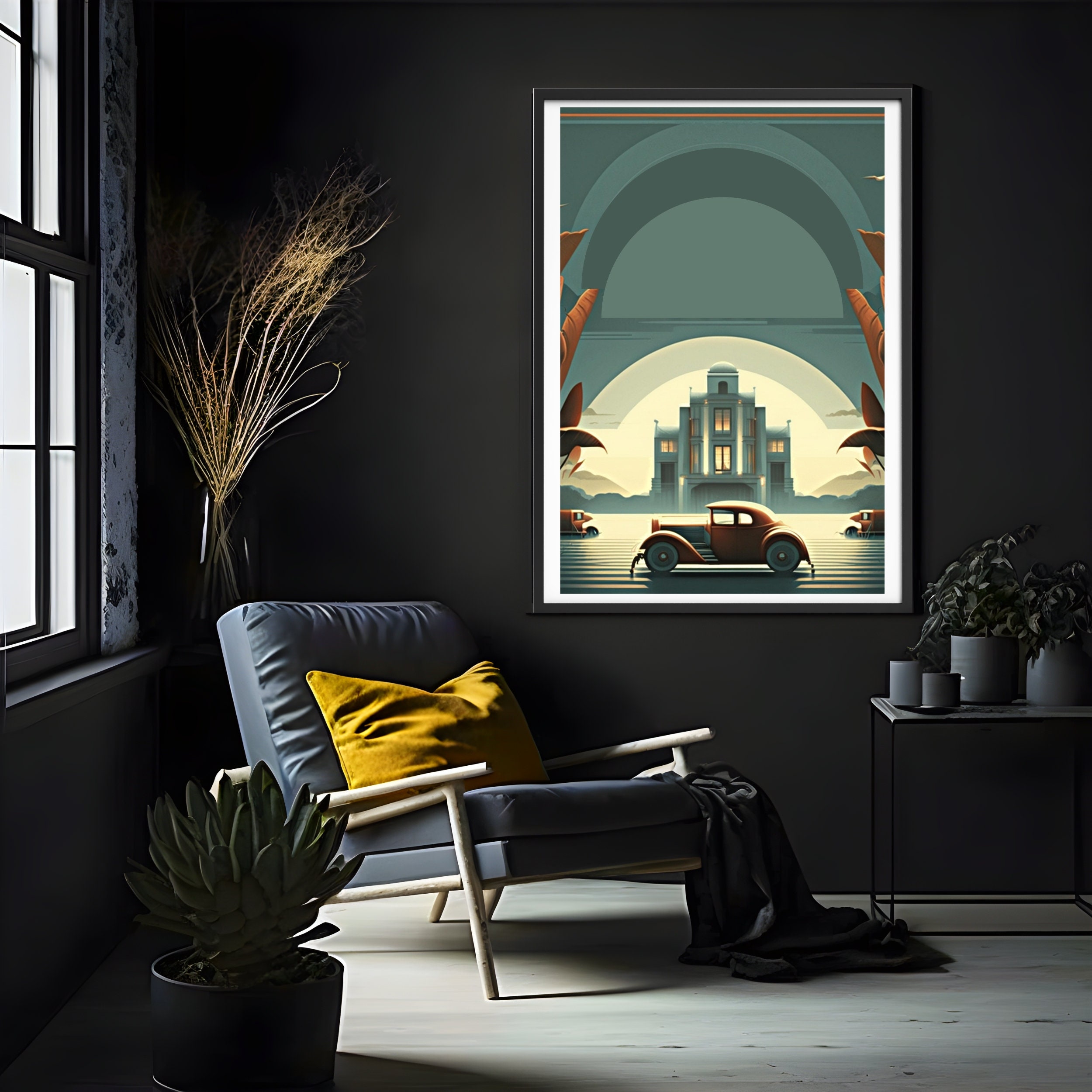 Art Deco Prints Wall Decor Vintage Art Print Art Deco - Etsy