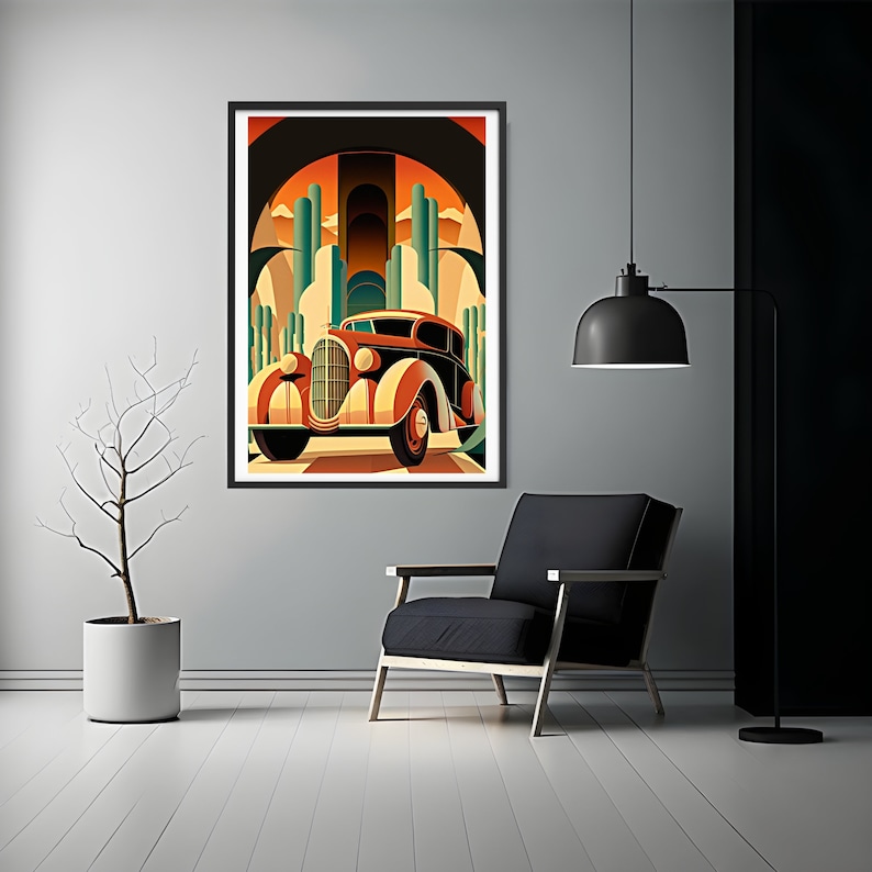 Art Deco Prints Wall Decor Vintage Art Print Art Deco - Etsy