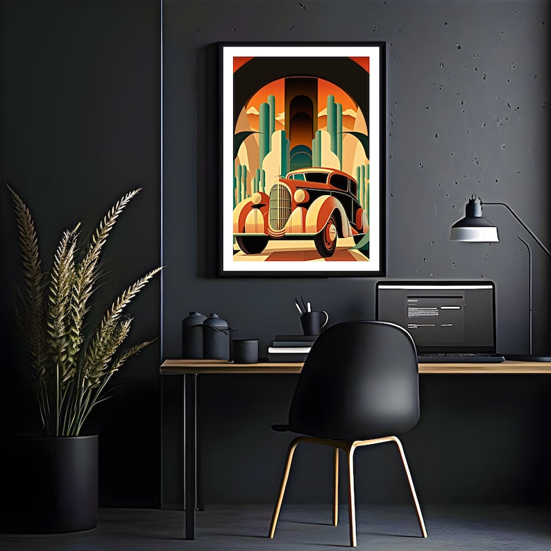 Art Deco Prints Wall Decor Vintage Art Print Art Deco - Etsy