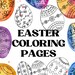 Easter Coloring Pages, Easter Coloring Bundle, Easter SVG, Coloring ...
