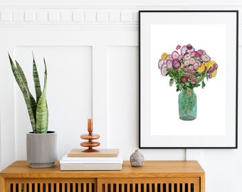 Germany National Flower Poster, Flower Market Print, Printable Wall Art ...