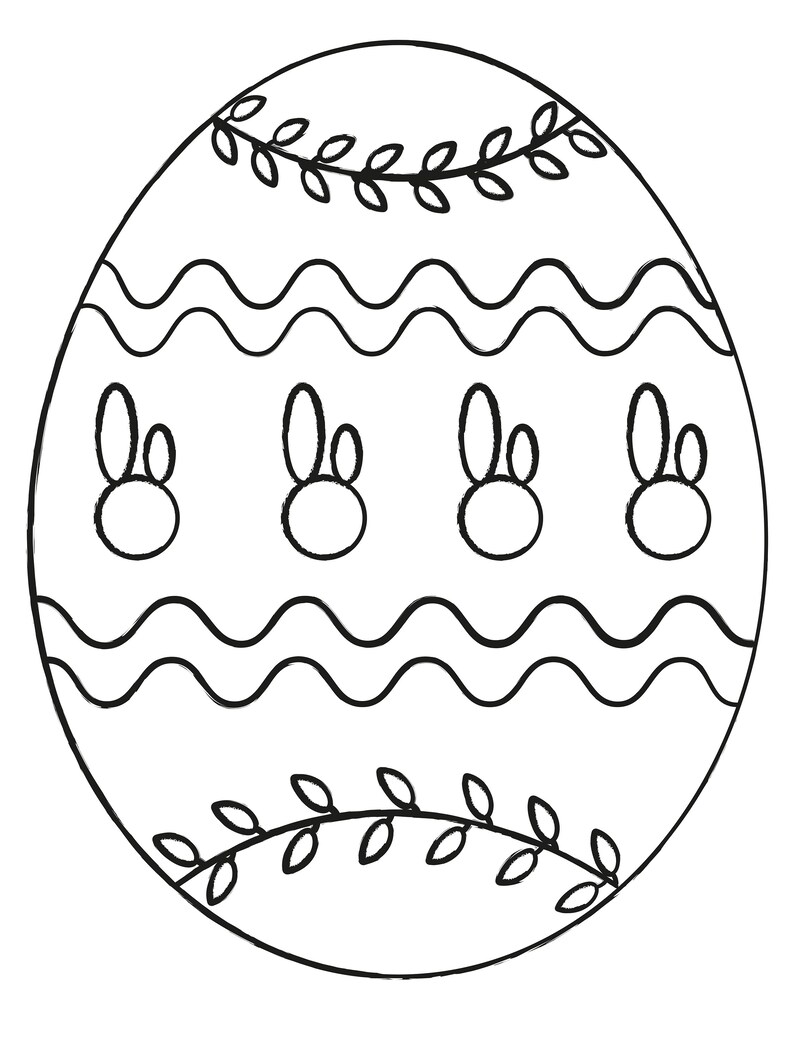 Easter Coloring Pages, Easter Coloring Bundle, Easter SVG, Coloring ...