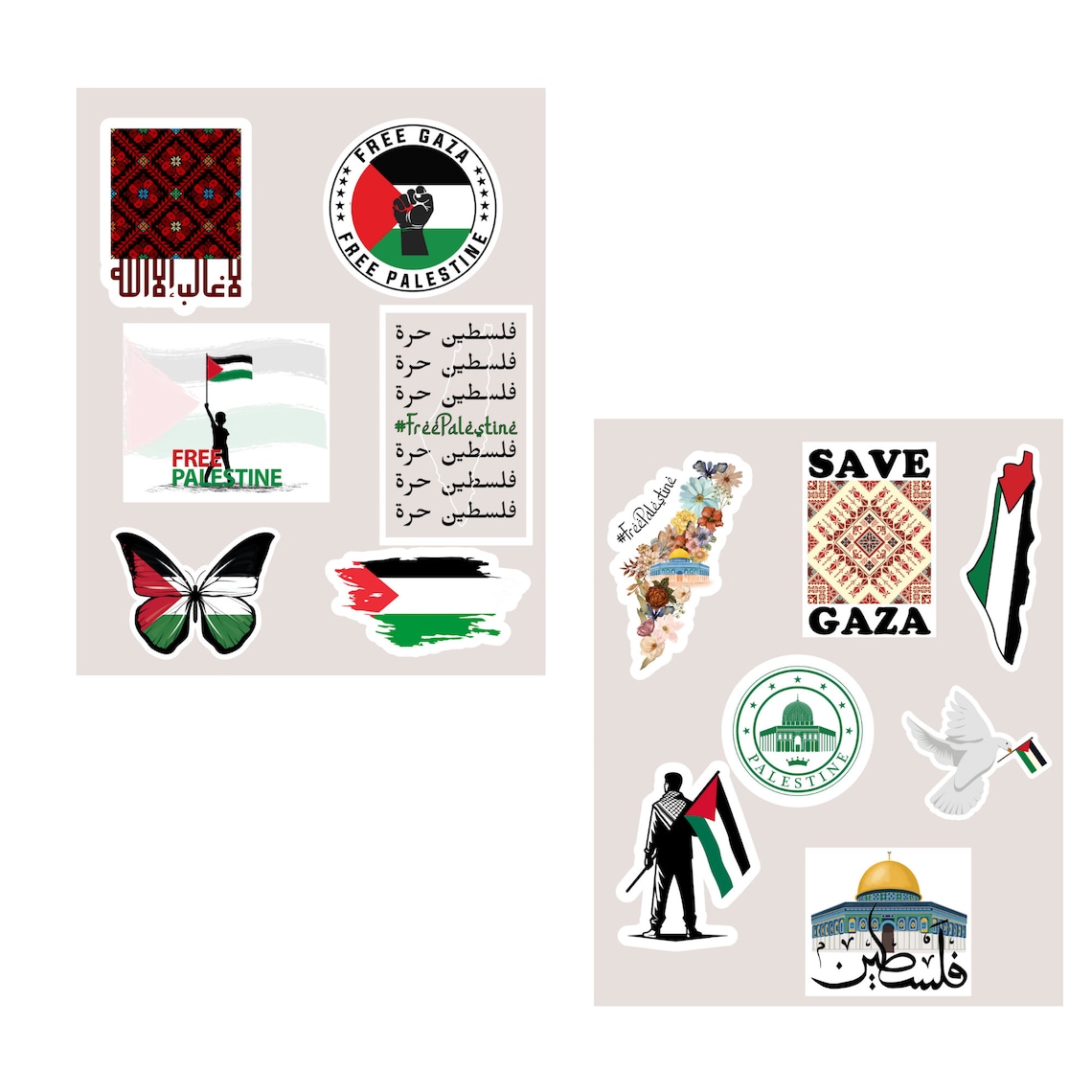 Free Palestine Stickers, Palestine Svg, Palestinian Svg, Free Palestine ...