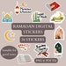 Ramadan Stickers, Ramadan Inspired Digital Stickers, Printable Stickers ...